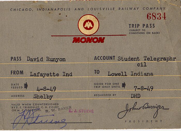 Monon Railroad Historical-Technical Society